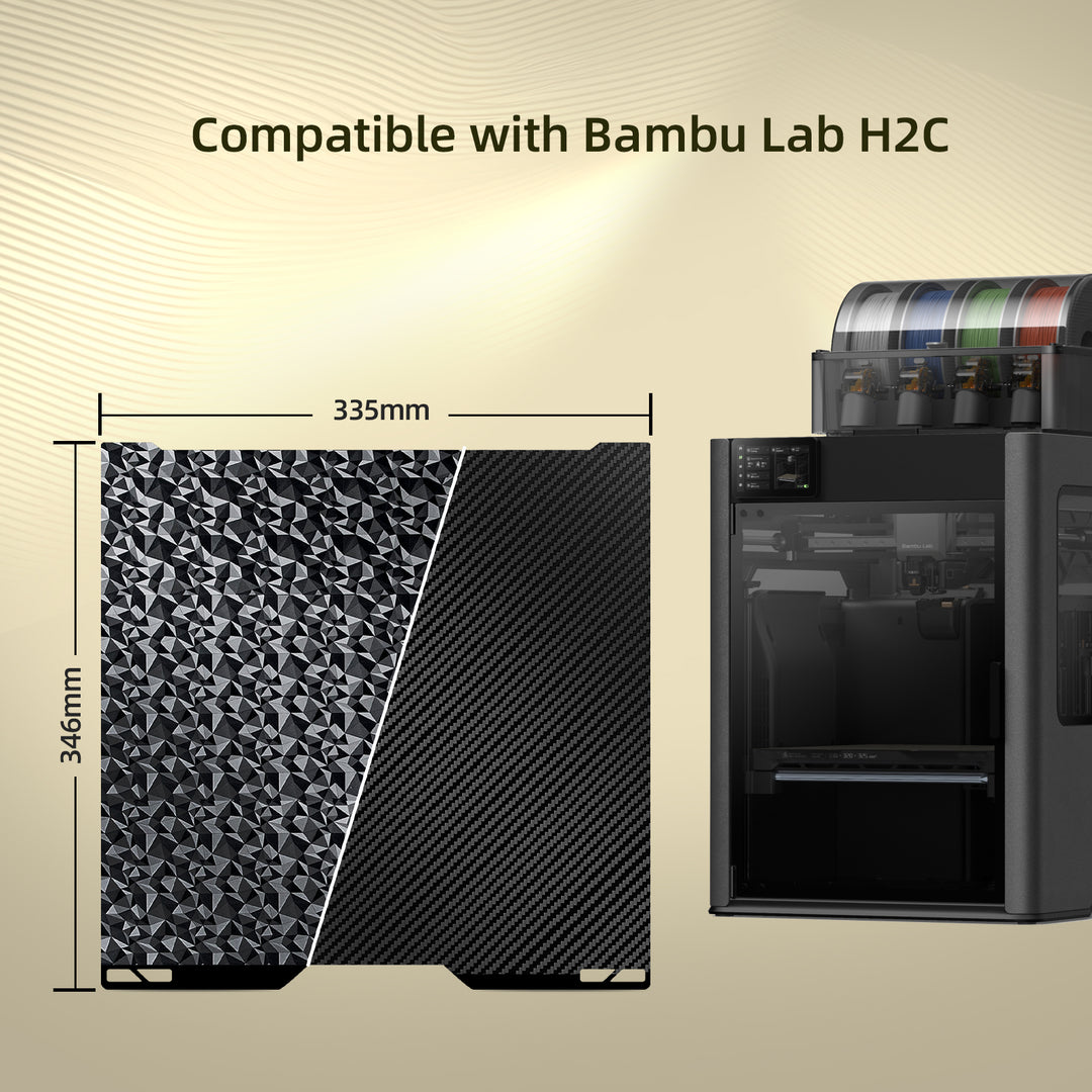 IdeaFormer Smooth Diamond PEO + Carbon Fiber PET Spring Steel Build Pl