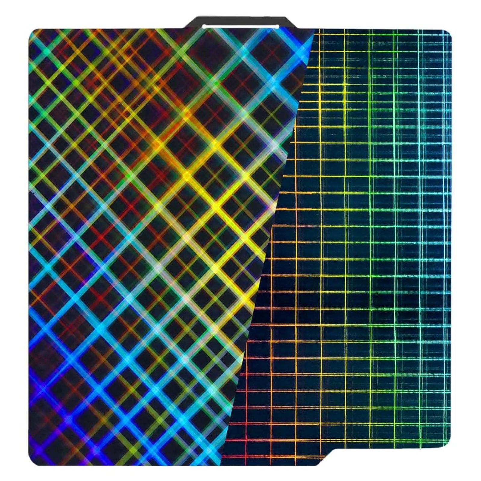 IdeaFormer Smooth Rainbow Mesh+Plaid PES Spring Steel Build Plate, 257